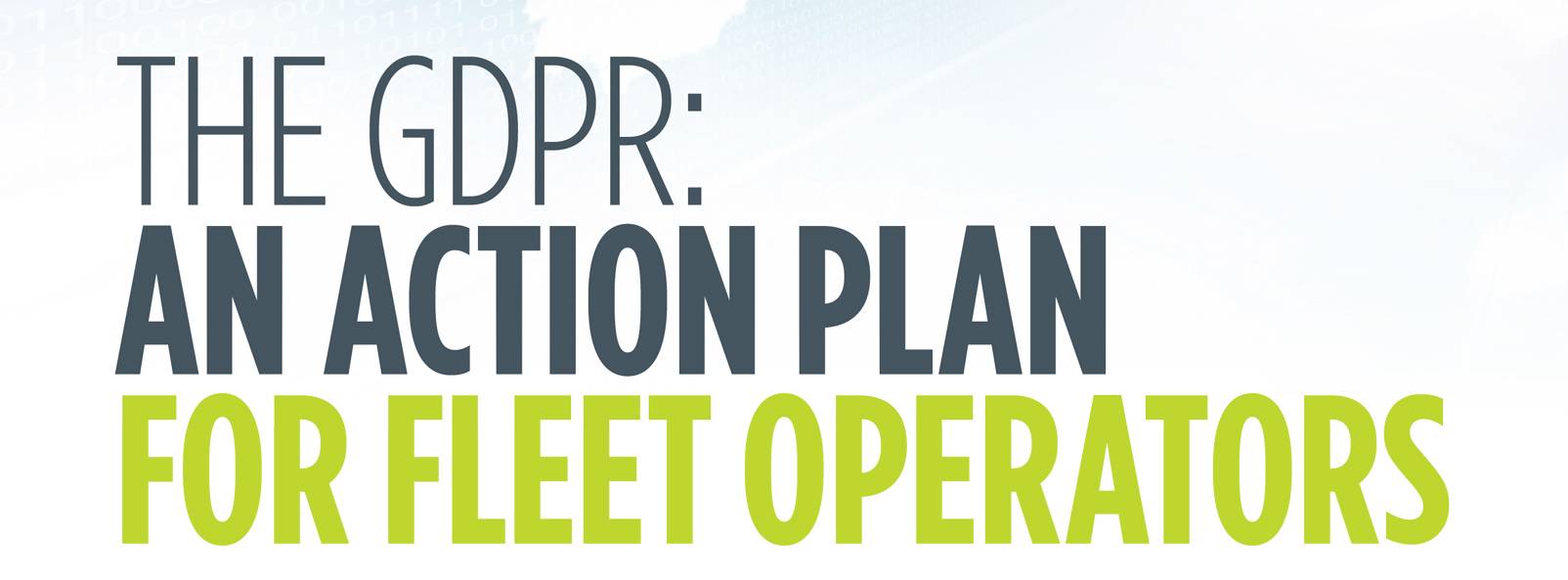 At-a-glance action plan for the GDPR – Webfleet Blog